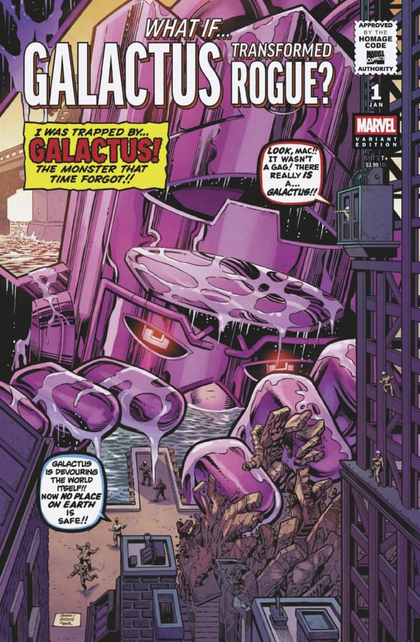 What If...Galactus Transformed Rogue #1 Sci-Fi Homage Var – Sweets and ...