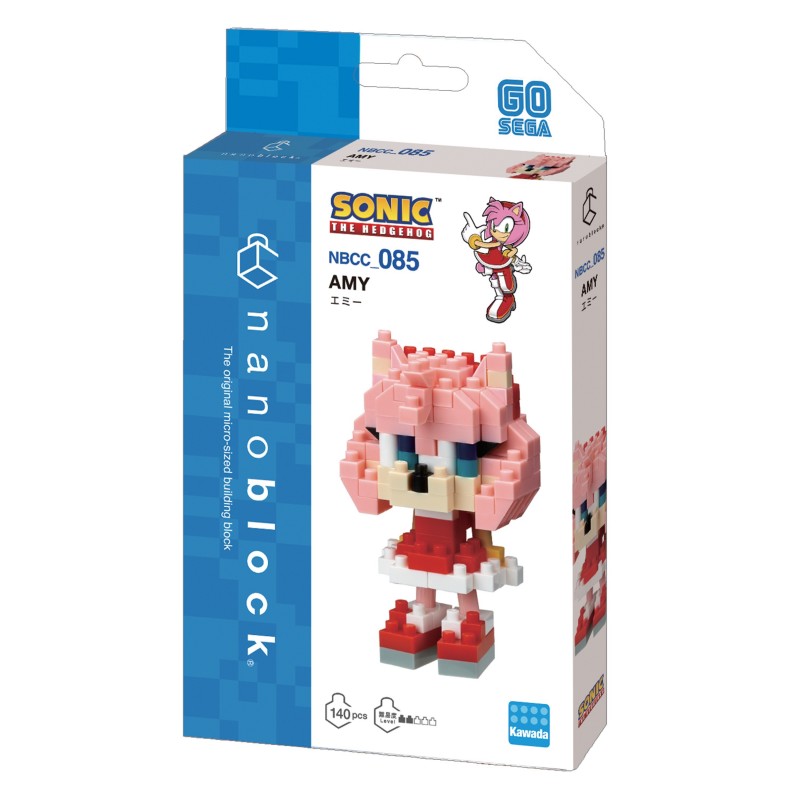 Kawada Nanoblock: Sonic the Hedgehog - Amy Rose the Hedgehog – Sweets and Geeks