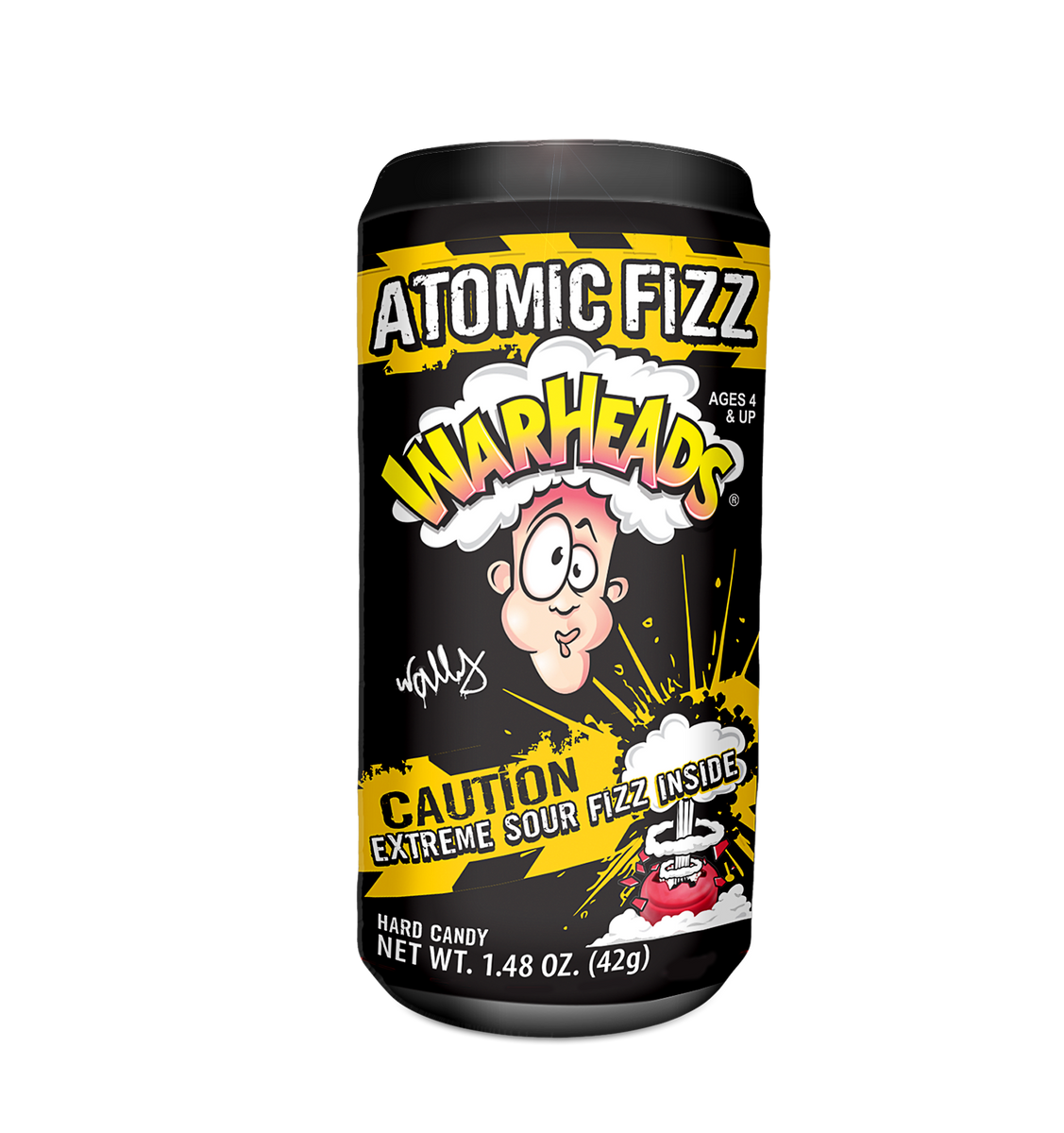 Warheads Atomic Fizz Hard Candy 1.48oz Canister (SNG12) – Sweets and Geeks