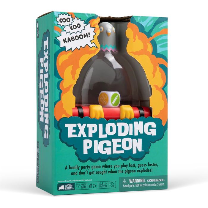 Exploding Pigeon – Sweets and Geeks