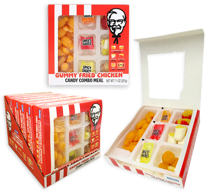 KFC Gummy Fried Chicken Candy Combo Meal Tray - 7.1oz – Sweets and Geeks