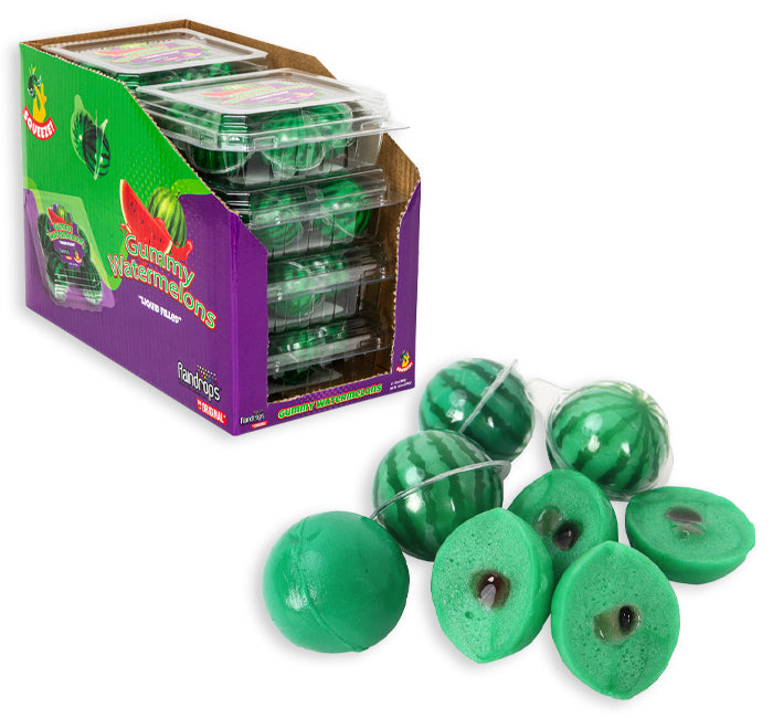 Raindrops Gummy Liquid Filled Watermelons - 3.8oz Carton – Sweets and Geeks