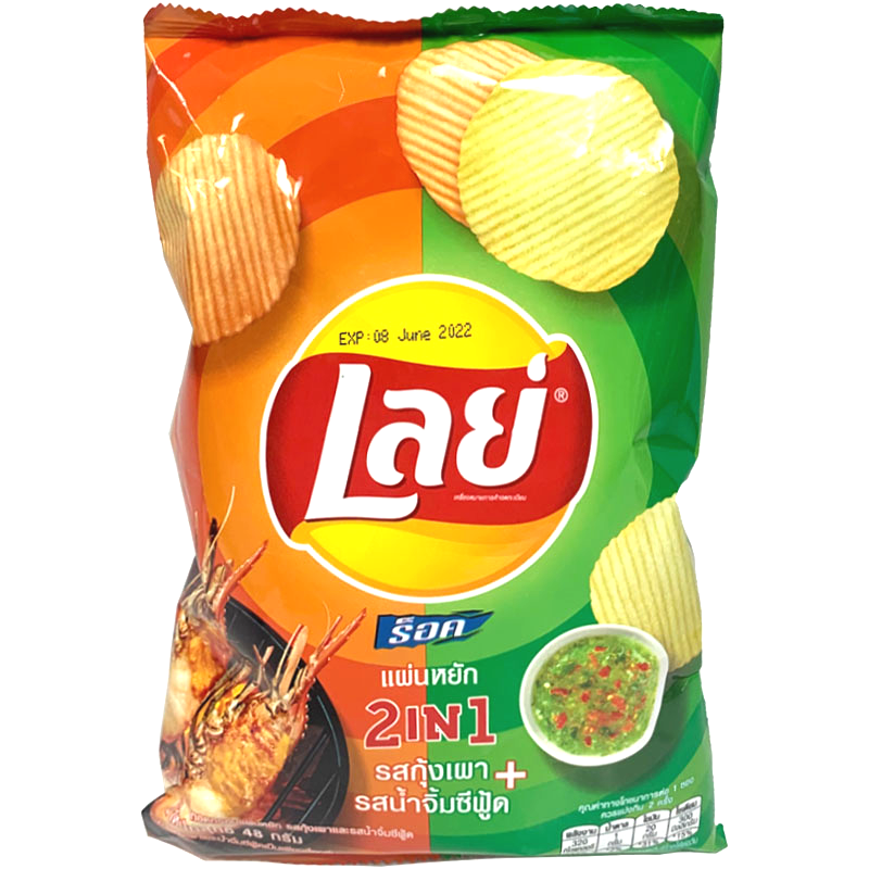 LAY'S 2 in 1 Seafood Sauce Asian Chips 40g – Sweets and Geeks