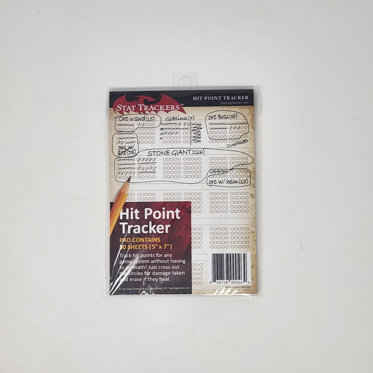 RS - Hit Point Tracker Pad – Sweets and Geeks