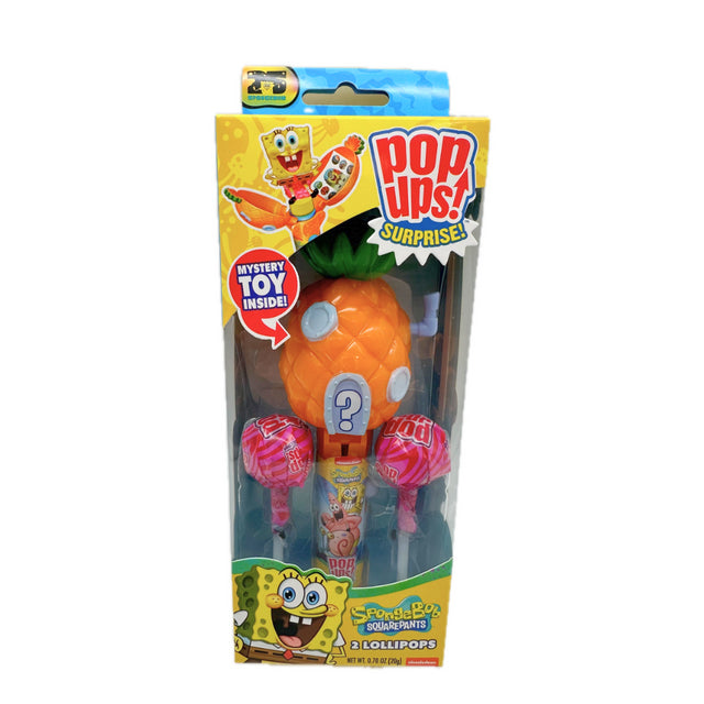 Pop Ups Spongebob Surprise 2pk 0.7oz Box – Sweets and Geeks