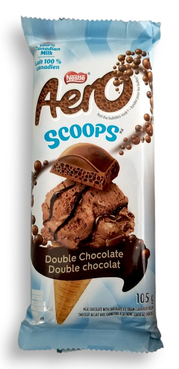 Nestle Aero Scoops Double Chocolate Bar - 105g – Sweets and Geeks