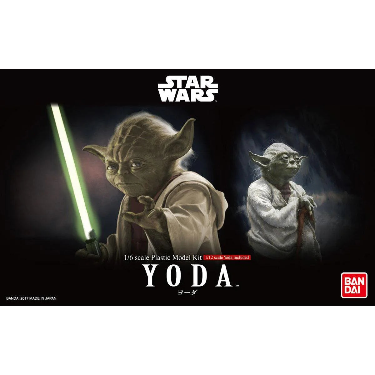Yoda (1/6 and 1/12) "Star Wars", Bandai Star Wars Scale Model Kit ...
