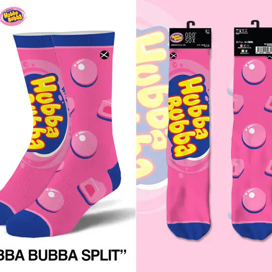 Hubba Bubba - Men's Crew Straight Socks – Sweets and Geeks