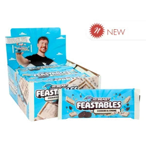 Mr Beast Feastables Cookies & Creme - 2.11 oz bar – Sweets and Geeks