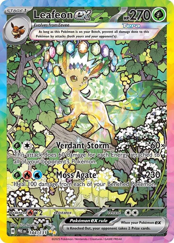Leafeon ex - 144/131 - (SIR) - SV: Prismatic Evolutions (PRE) – Sweets ...