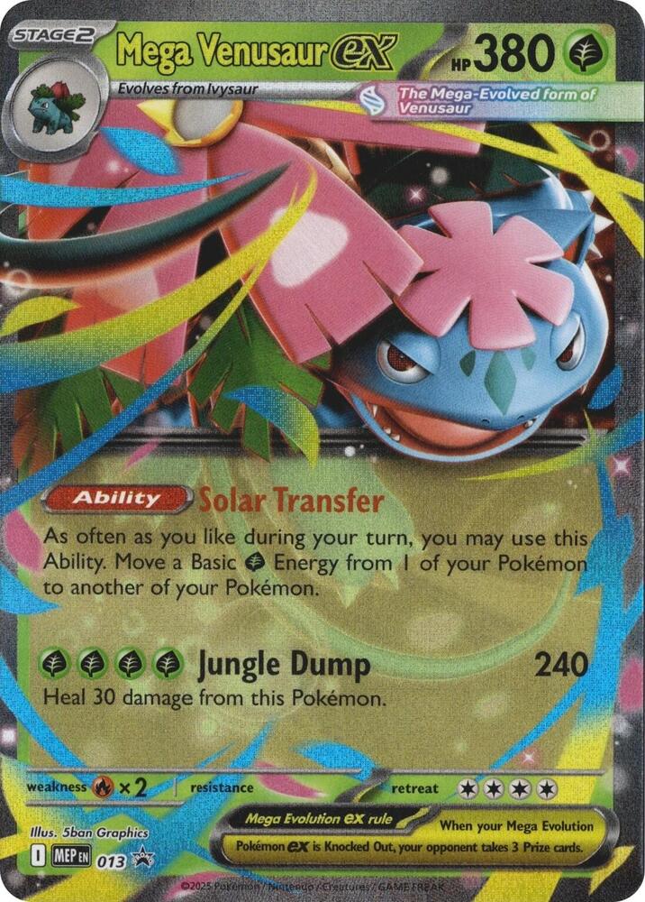 Mega Venusaur ex - Mega Evolution Promo - #013 – Sweets and Geeks