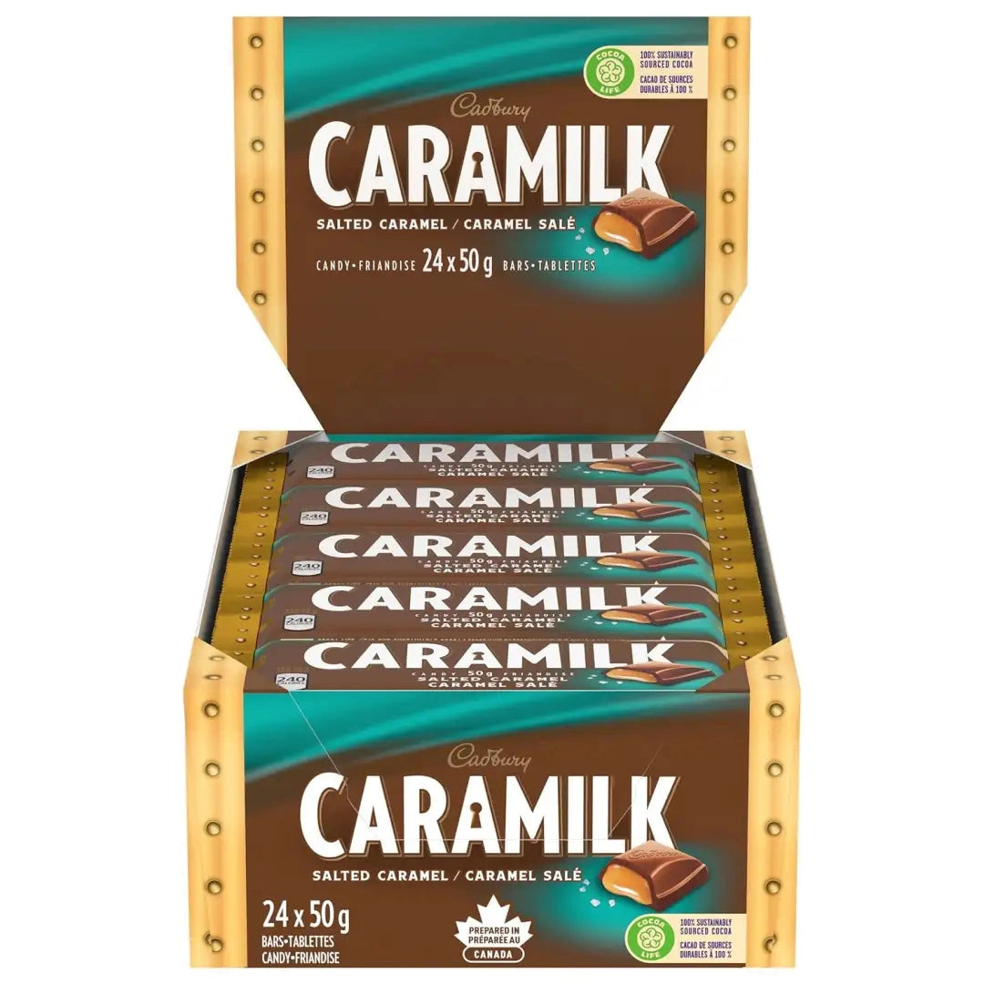Cadbury Caramilk Salted Caramel Chocolate 50g Bar – Sweets and Geeks