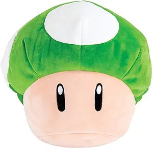 Super Mario - 1-Up Mushroom (Large) Plush – Sweets and Geeks