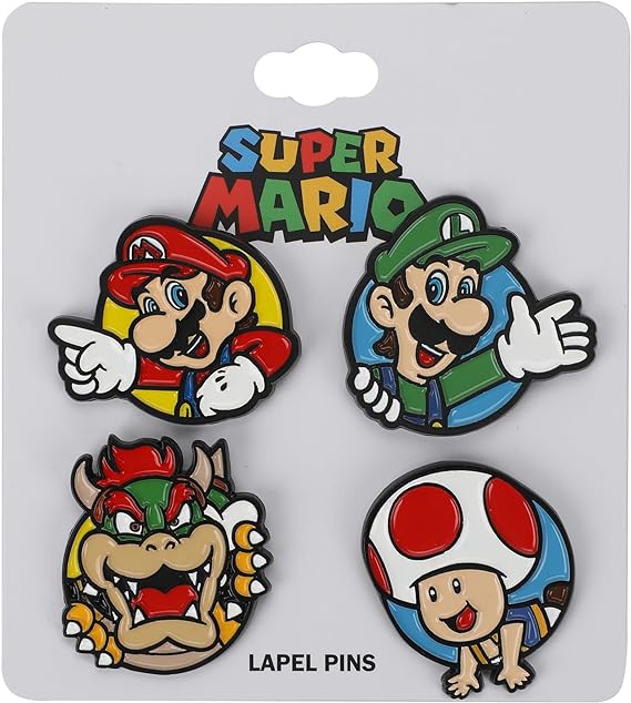 Mario & Luigi Mixed Icons Art 5 Pair – Sweets and Geeks