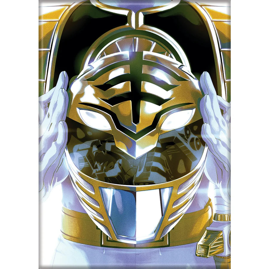 Power Rangers - White Ranger Magnet – Sweets and Geeks