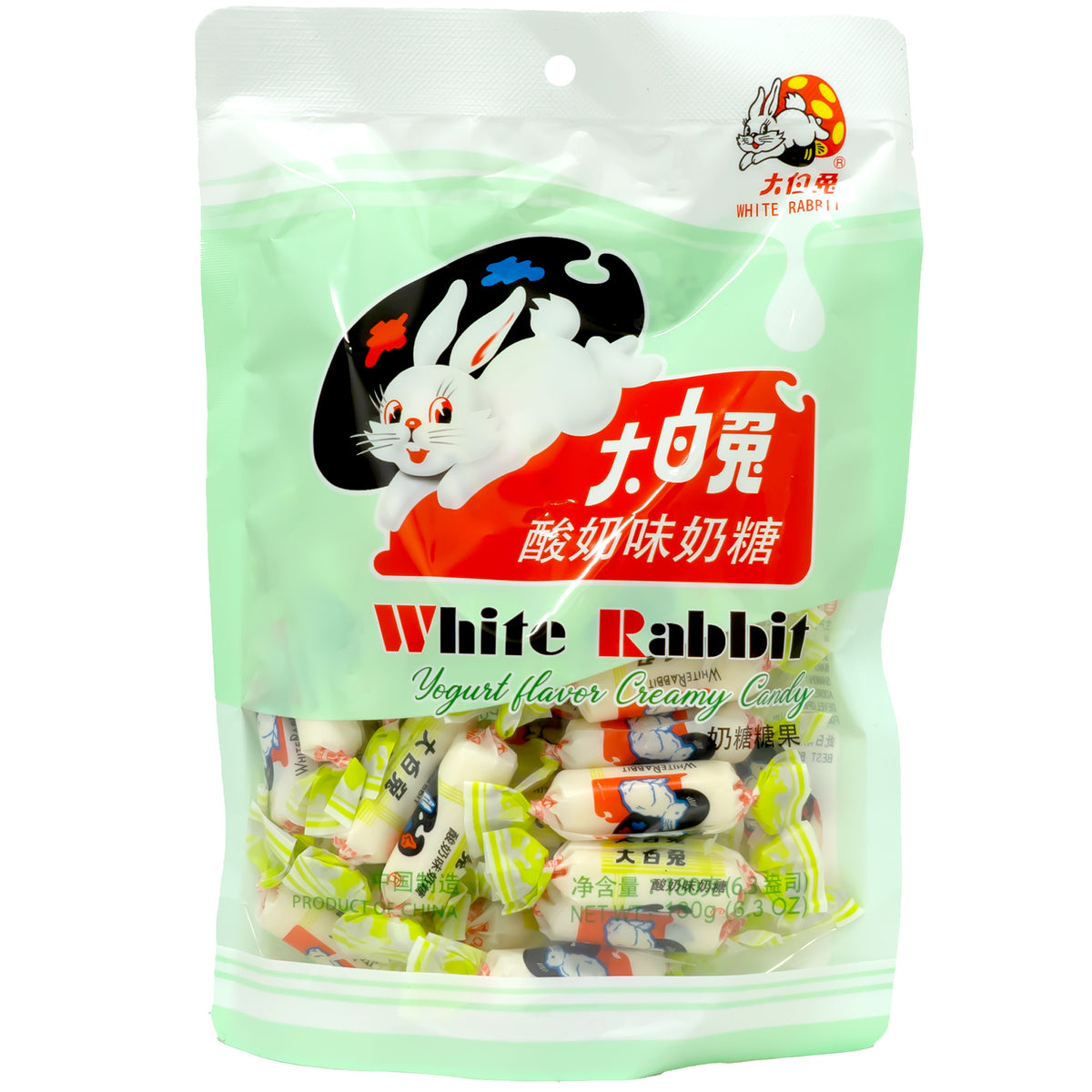 White Rabbit Creamy Candy Yogurt Flavor - peg bag 180g – Sweets and Geeks