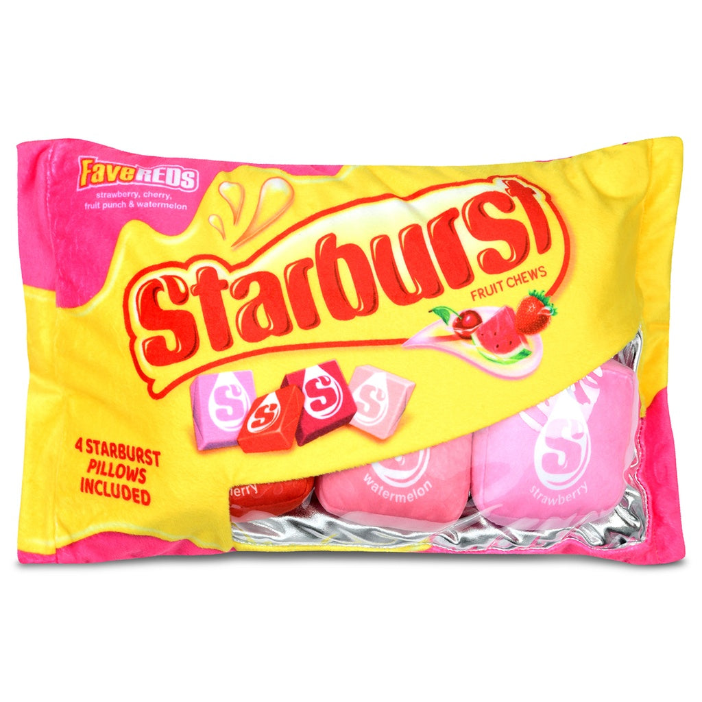 Starburst Fave Reds Packaging Plush – Sweets and Geeks