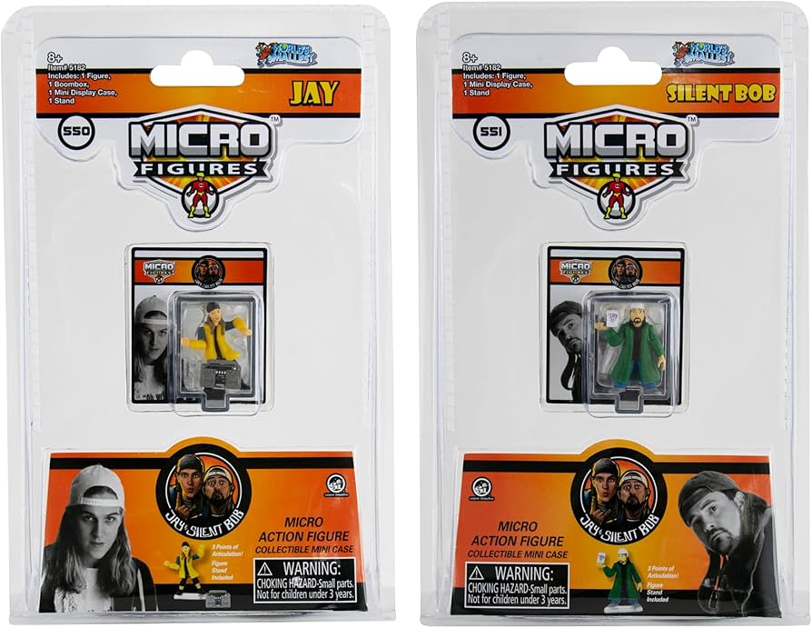 World's Smallest Micro Figures - Jay and Silent Bob – Sweets and Geeks