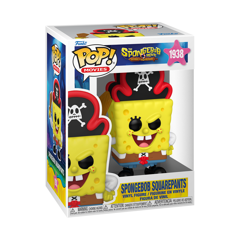 Funko Pop! Movies: The Spongebob Movie - Spongebob Squarepants (Pirate ...