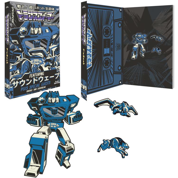 Transformers Soundwave Noir Pin Set – Sweets and Geeks