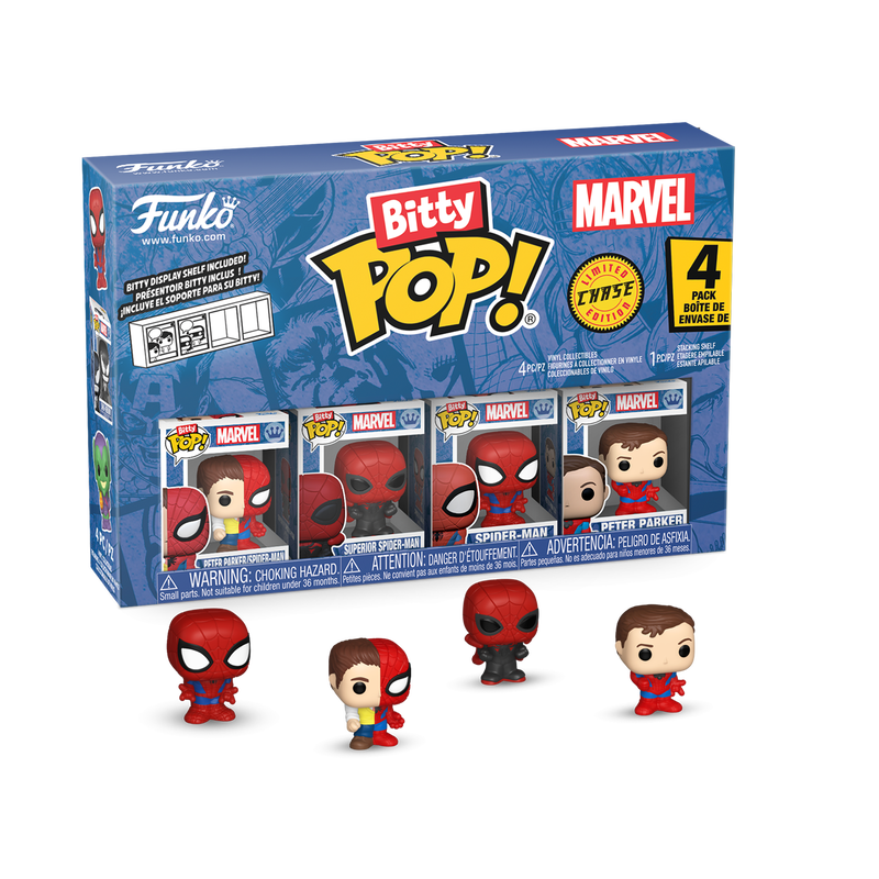 Funko Bitty POP! Spider-Man: Parker Split 4pk – Sweets and Geeks