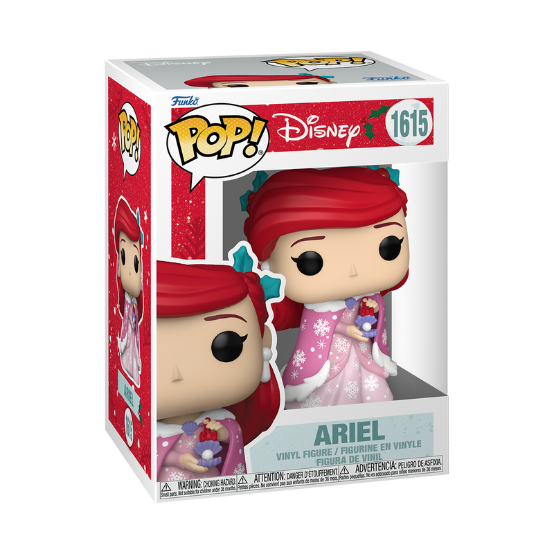 Funko Pop! Disney: The Little Mermaid - Ariel (Winter Outfit) #1615 ...