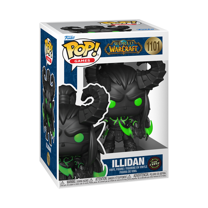 Funko Pop! Games: World of Warcraft - Illidan #1101 (Glow Chase ...