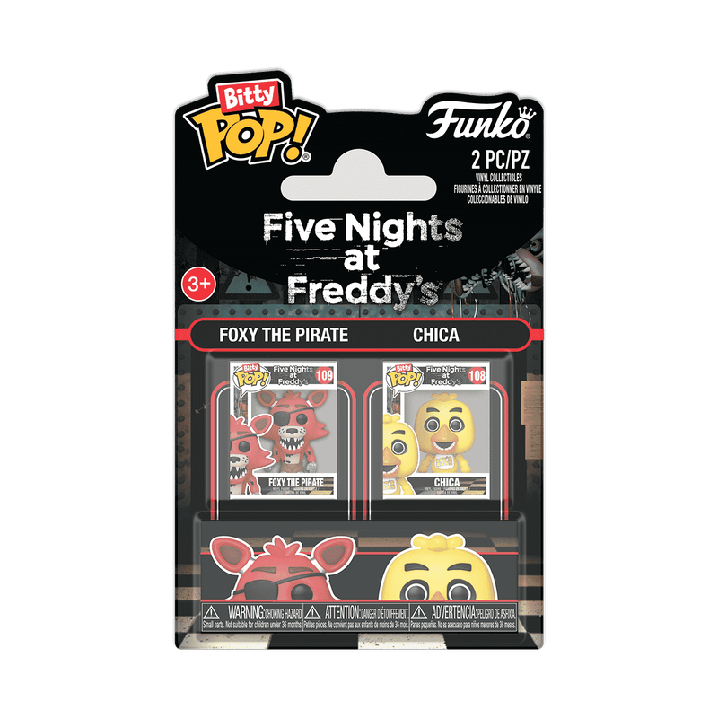 Funko Bitty POP! 2 Pack: Five Nights at Freddy's - Foxy & Chica ...