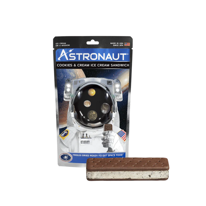 Astronaut Cookies & Cream Ice Cream Sandwich 1.1oz Peg Bag (SNG12 ...