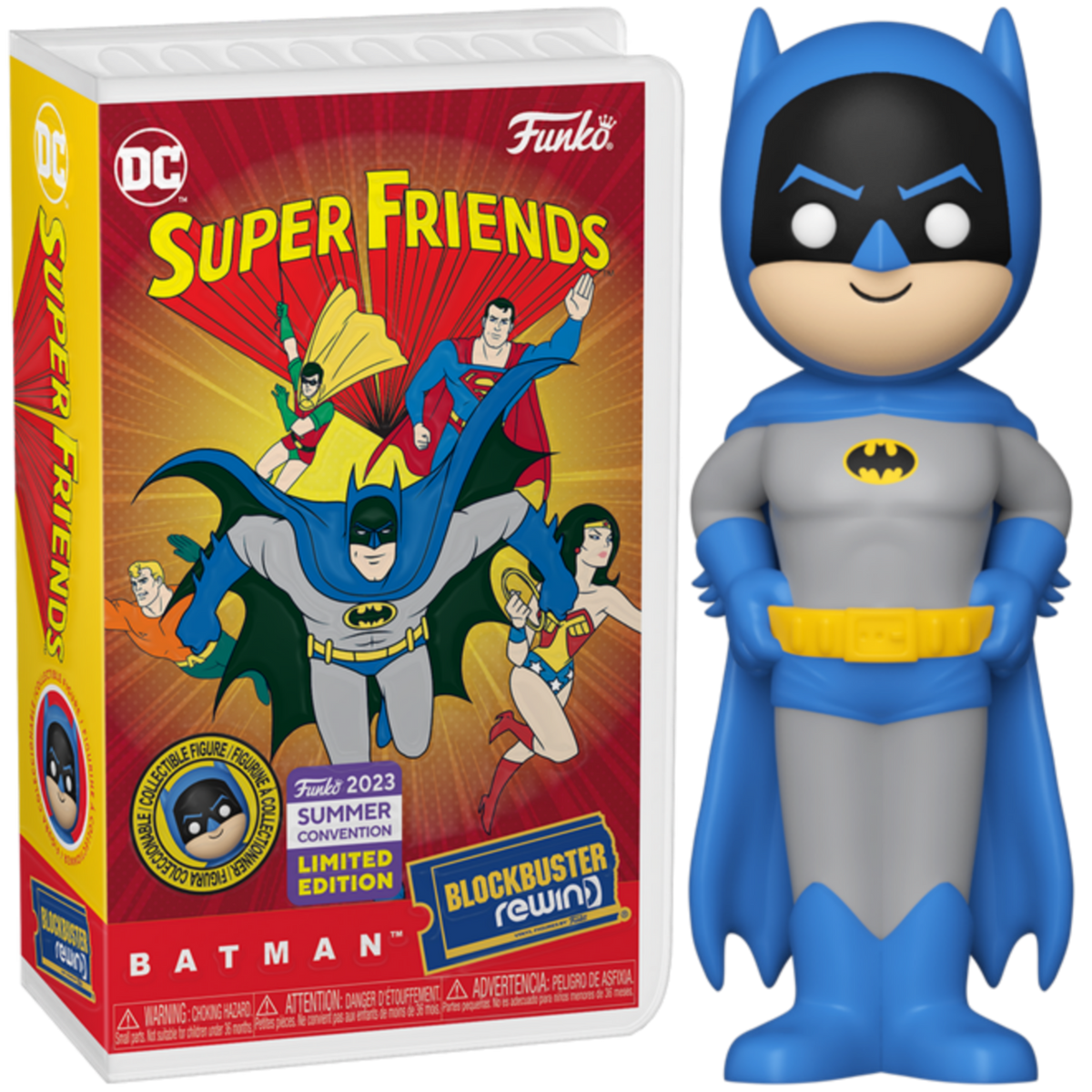 Funko BlockBuster Rewind: Super Friends - Batman (Summer Convention Li ...