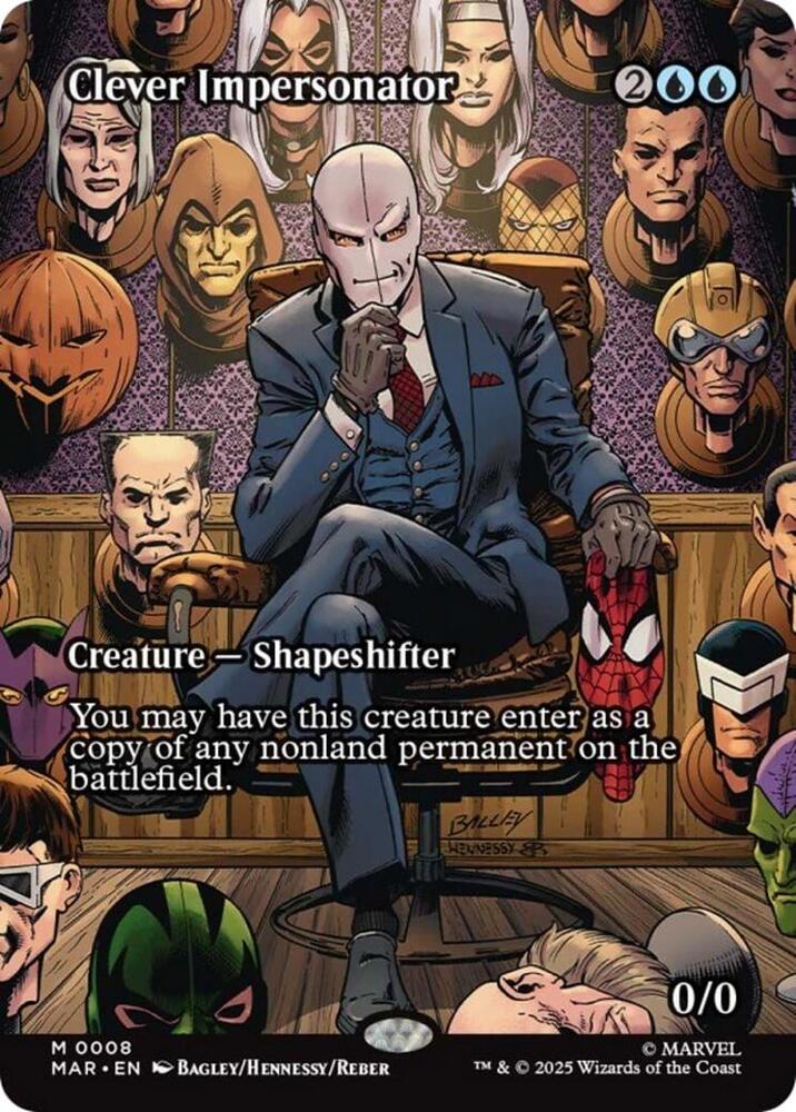 Clever Impersonator (Foil) (Borderless) - Marvel Universe Eternal-Lega ...