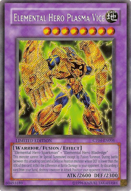 Elemental HERO Plasma Vice (Limited) (Secret Rare) - 2007 Collectors T ...