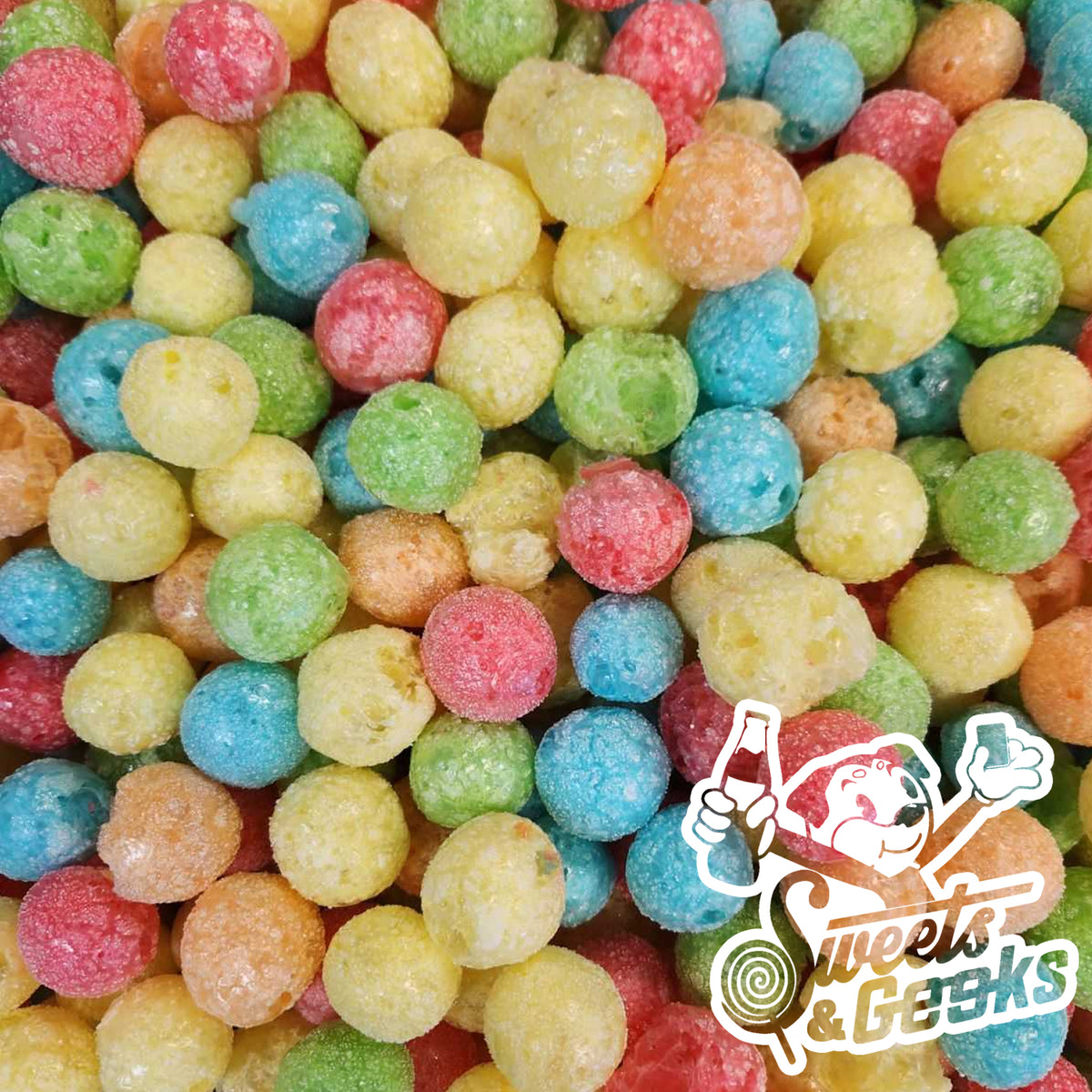 Freeze Dried Sour Gummy Puffs 1.7oz - Peg bag – Sweets and Geeks