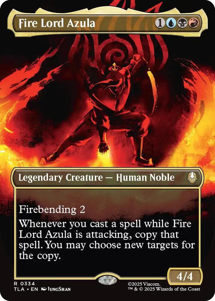 Fire Lord Azula (Borderless) - Avatar: The Last Airbender - #0334 ...