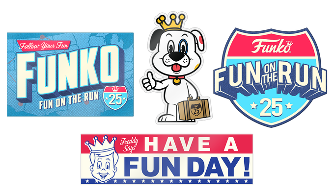 Funko Fun on the Run Sticker Decal Set – Sweets and Geeks