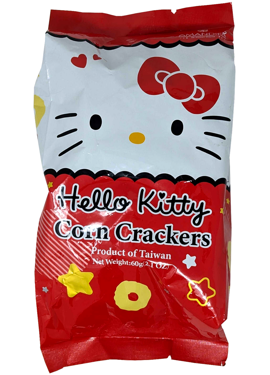 Hello Kitty Corn Crackers Cheese Flavor - Taiwan 2.12oz – Sweets and Geeks