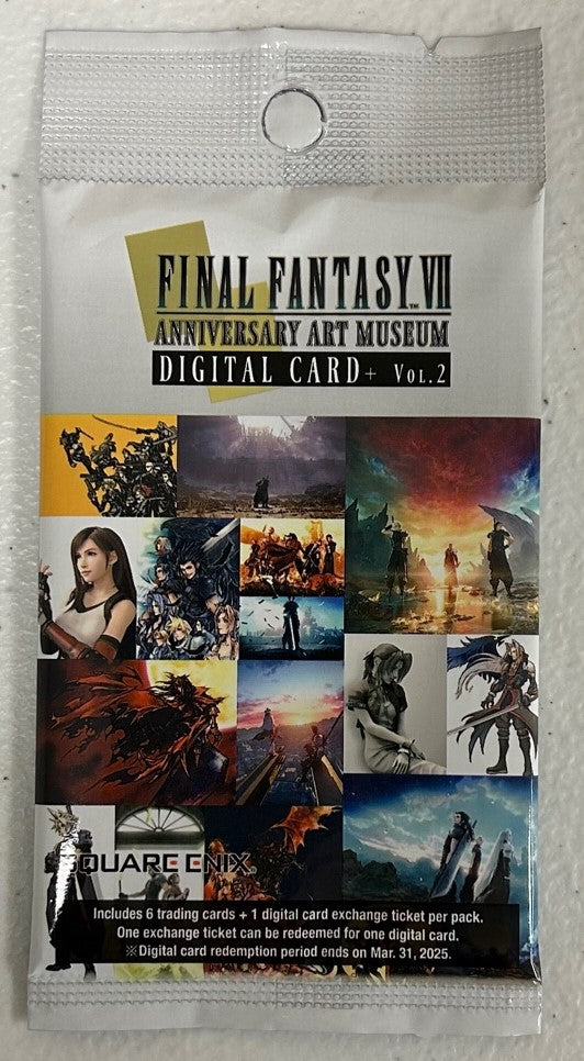 FINAL FANTASY VII Anniversary Art Museum Digital Card Plus Vol.2 Hobby ...