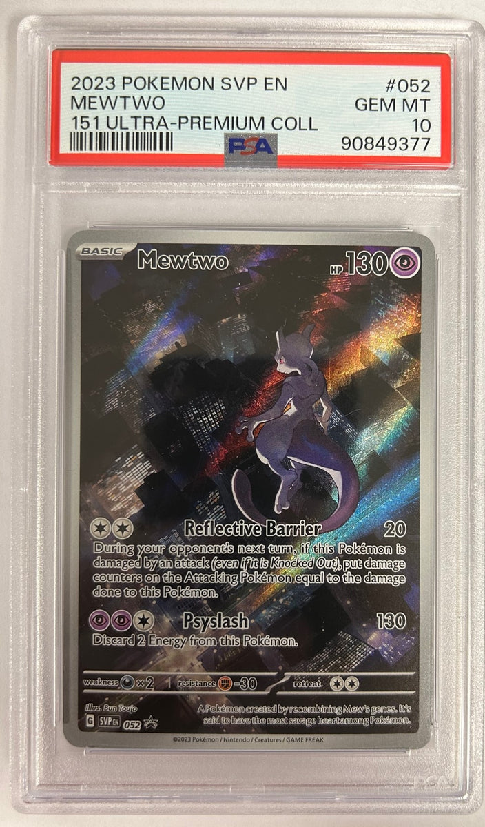 Mewtwo - 052 - SV: Scarlet & Violet Promo Cards #052 (Graded PSA 10 ...