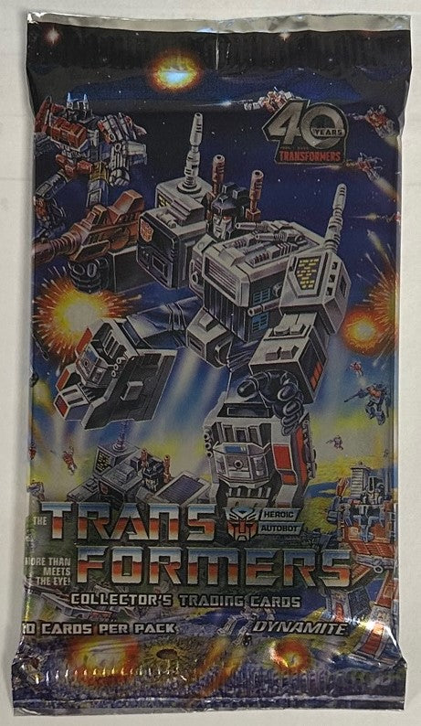 Dynamite Entertainment Transformers Collectible Trading Cards: 40th An ...