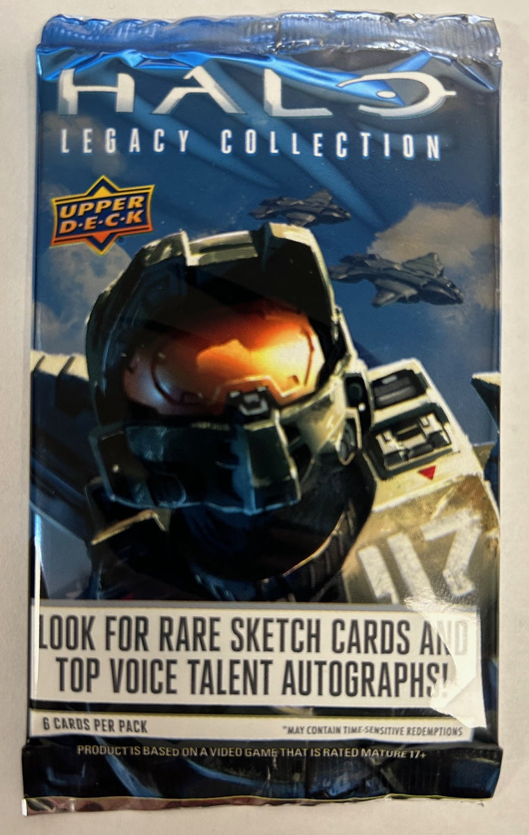 2023 Upper Deck Halo Legacy Collection Trading Cards Hobby Pack ...