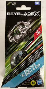 Beyblade X Single Top Booster Obsidian Shell 4-60D Defense Type ...