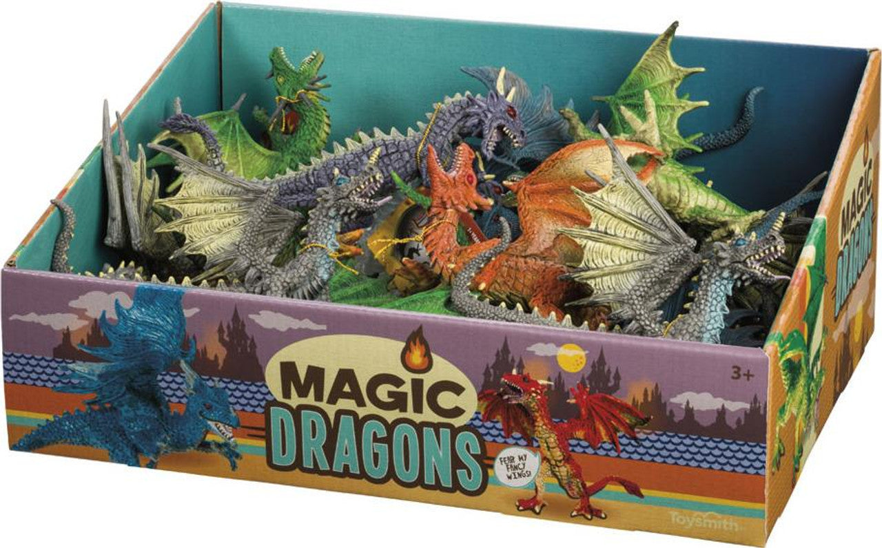 Magic Dragon, Assorted Colors Dragon Figurines – Sweets and Geeks