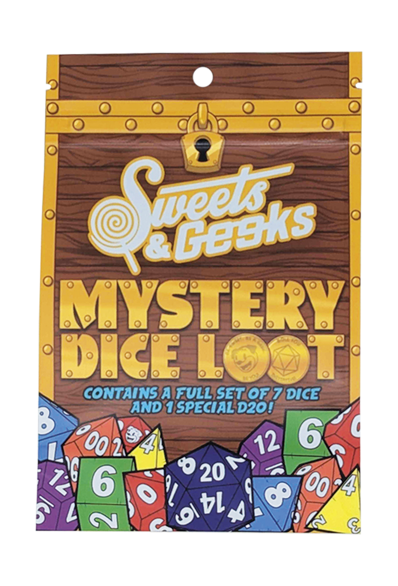 Sweets & Geeks Mystery Dice Loot Bag – Sweets and Geeks