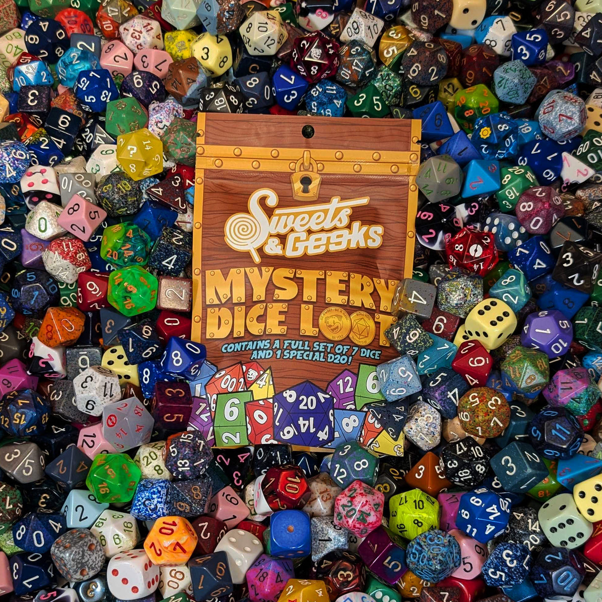 Sweets & Geeks Mystery Dice Loot Bag – Sweets and Geeks