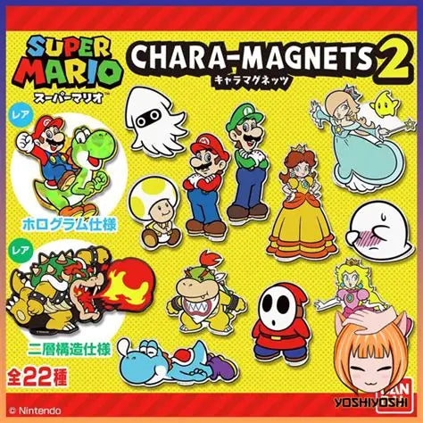 Super Mario: Character Magnets Mystery Bag (v.2) - Bandai Shokugan (SN ...