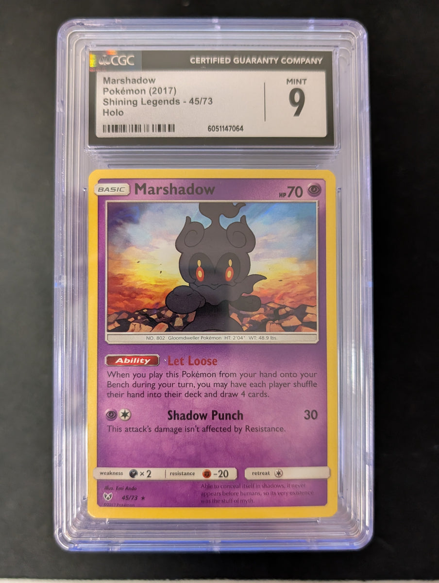 Marshadow - 45/73 - Shining Legends - (CGC Graded 9) – Sweets and Geeks