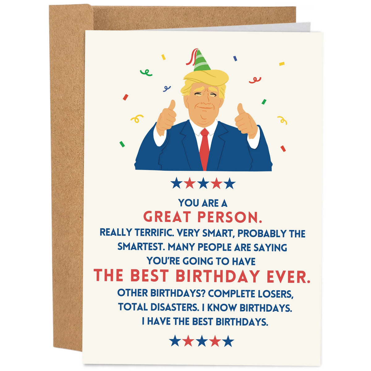 Best Birthday Ever Donald Trump - Funny Birthday Card – Sweets and Geeks