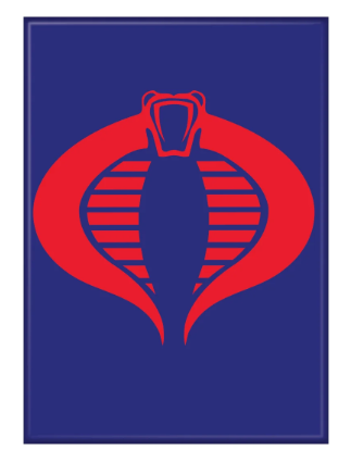 Gi Joe Cobra Insignia Magnet – Sweets and Geeks