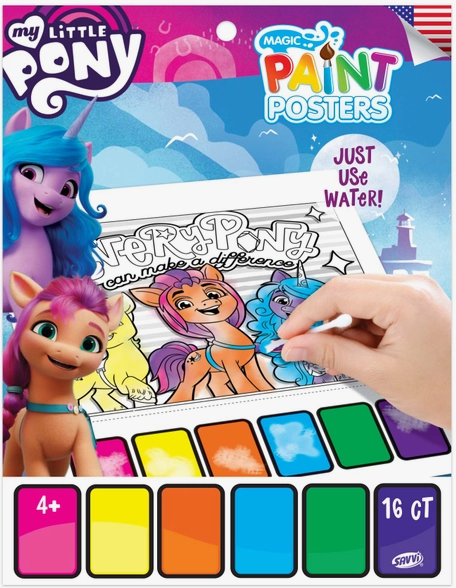 My Little Pony Magic Paint Posters 16 Pages – Sweets and Geeks