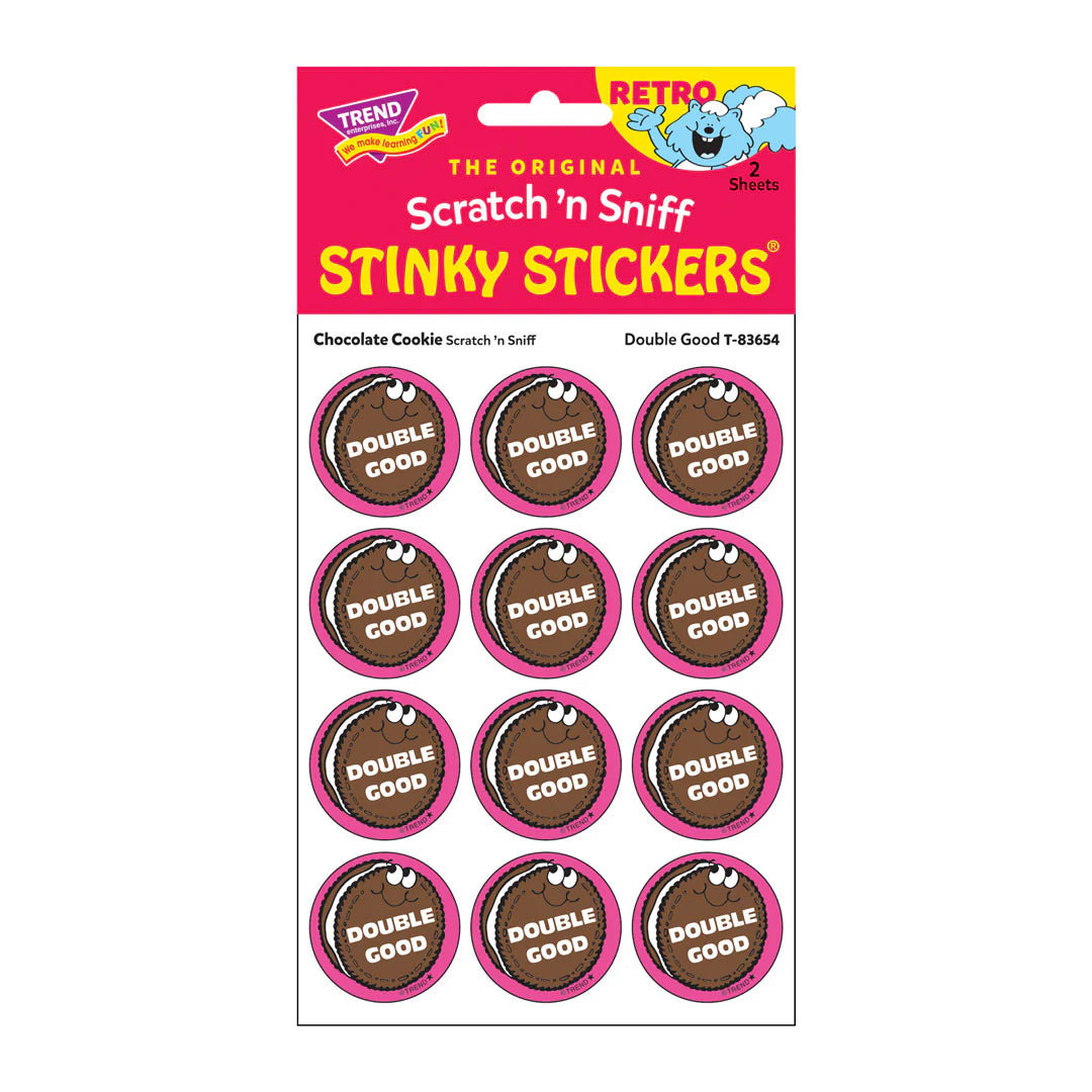 Scratch 'N Sniff Stinky Stickers - Double Good / Chocolate Cookie ...